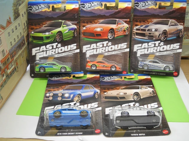 HOT WHEELS FAST And Furious Brian O'Conner Full Set Of 5 Cars £28.75 ...