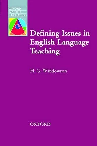 DEFINING ISSUES IN English Language..., Widdowson, Henr EUR 7,18 ...