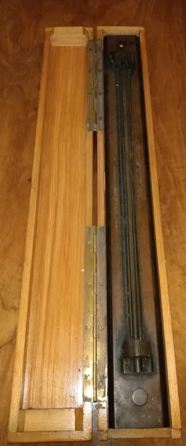 ANTIQUE LATE 19TH century Navy Brass Copper Rolling Ruler by Adie ...