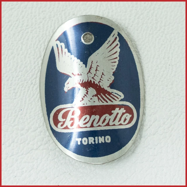 BENOTTO HANDLEBAR STEM Metal Badge Vintage Road Racing Bike Bicycle Old ...