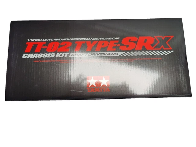 TAMIYA 1/10 RC Car No.720 TT-02 TYPE-SRX SHASSIS KIT SHAFT DRIVEN 4WD 58720 £260.00 - PicClick UK