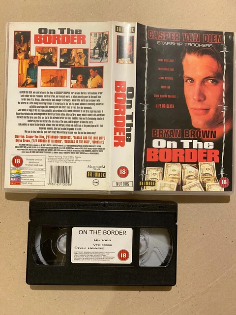 ON THE BORDER Casper Van Dien Rare VHS VIDEO BIG CASE Ex Rental £16.00 ...