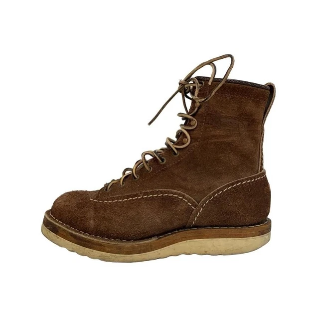 WESCO LACE-UP BOOTS Brown Suede Leather US 8 Ankle Height Casual £372. ...