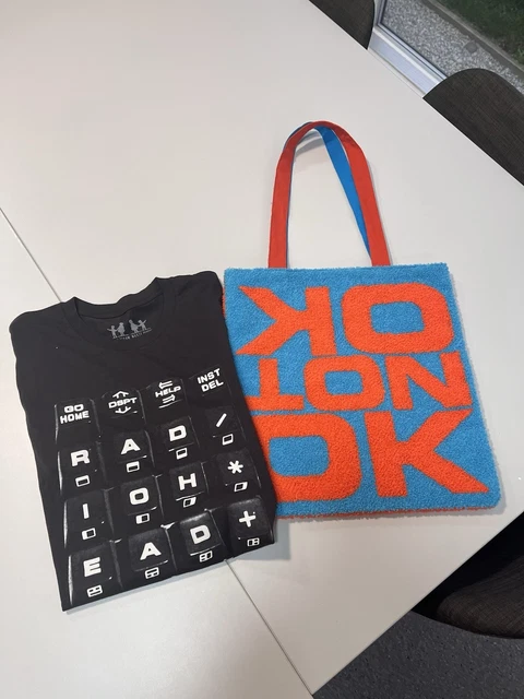 RADIOHEAD EUROPE TOUR 2025 VIP Fast Track Exclusive Merch Tote Bag ...