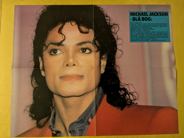 MICHAEL JACKSON / A-HA Aha Morten Harket Pål Magne Danish POSTER J585 £ ...