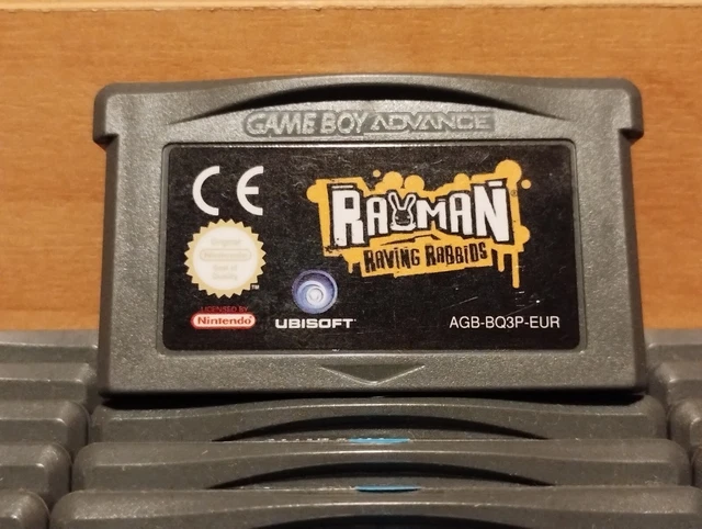 RAYMAN RAVING RABBIDS [GENUINE] Nintendo Game Boy Advance Video Game ...
