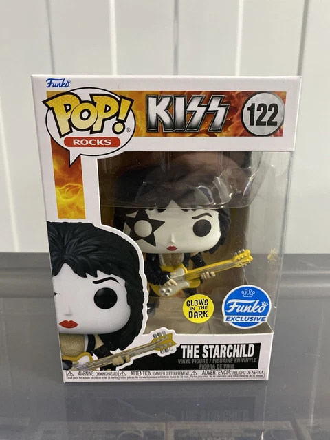 KISS FUNKO POP! Vinyl Glow In The Dark Exclusive #122 Starchild ...
