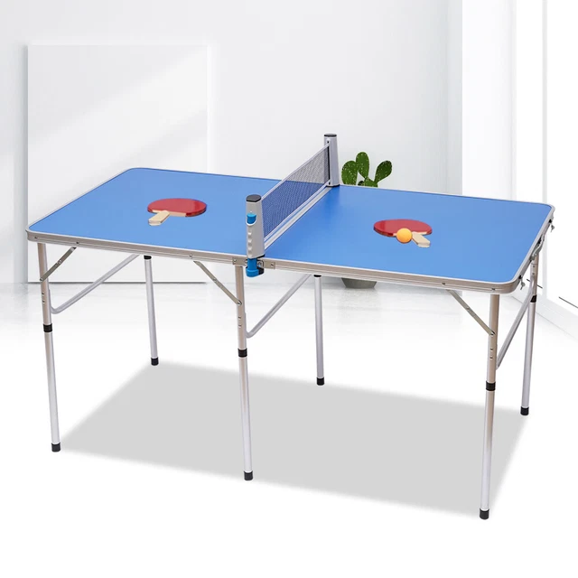 NEW TABLE TENNIS Ping Pong Table Sports Indoor outdoor with Net Paddles ...