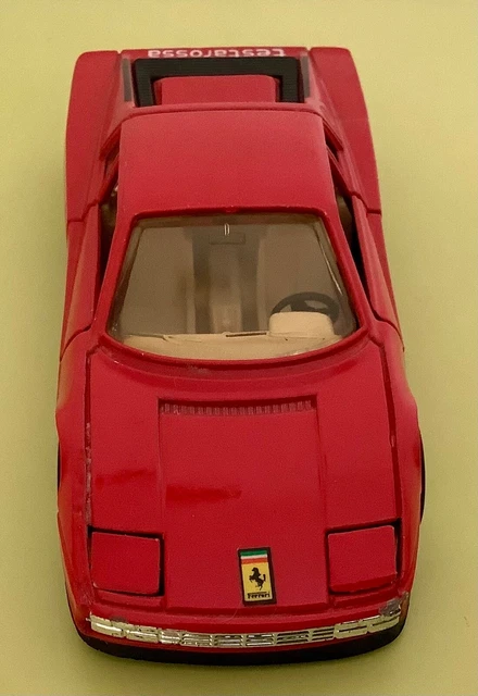 MC TOY.FERRARI TESTAROSSA.SCALE 1/39. DOORS OPEN, POP-UP HEADLIGHTS ...