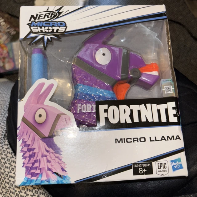 NERF FORTNITE MICRO Llama MicroShot Blaster Gun with 2 Foam Darts £10. ...