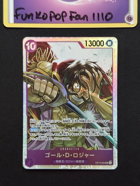 GOL.D.ROGER OP13-064 SR Carrying on His Will - ONE PIECE Card Game ...