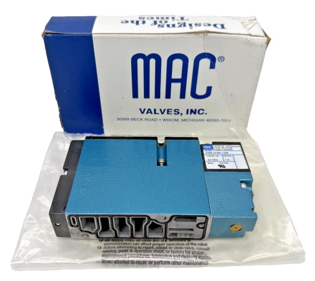 MAC VALVES, INC. 92B-Aab-000-Dm-Dfbp-1Dm / Dmb-Dfbp-1Dm £108.70 ...