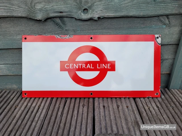 GENUINE LONDON UNDERGROUND Sign Tube Map Carriage Line Diagram District ...