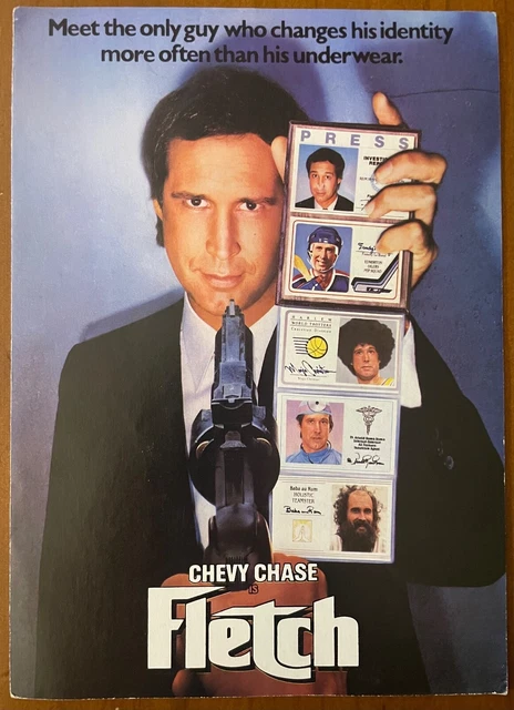 FLETCH - STARRING Chevy Chase Vintage Australian Press Sheet & Promo ...