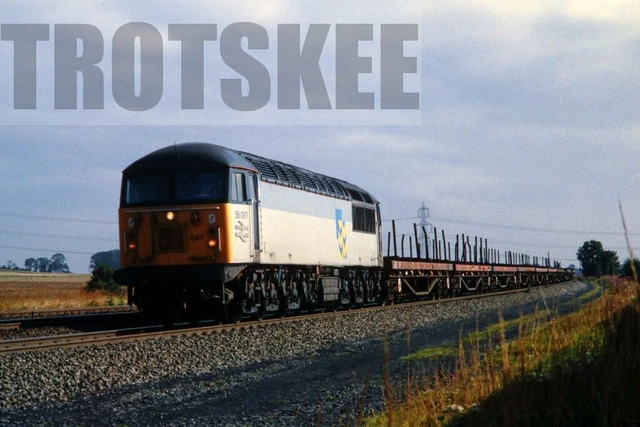 35MM SLIDE BR British Rail Diesel Loco Class 56 56097 1993 Burton ...