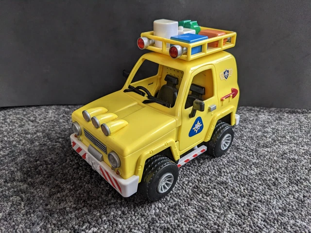 FIREMAN SAM MOUNTAIN Rescue Jeep 4x4 Car Yellow Toy Vehicle £8.99 ...