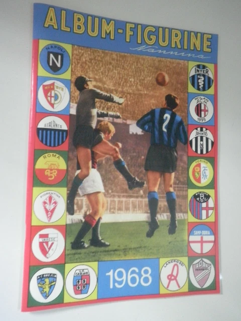 ALBUM + SET Figurine calciatori NANNINA Campionato 1968 Anastatica ...