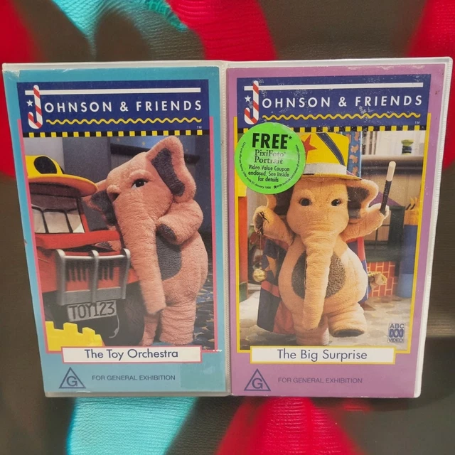 JOHNSON & FRIENDS - The Toy Orchestra & The Big Surprise (2x VHS Tape ...