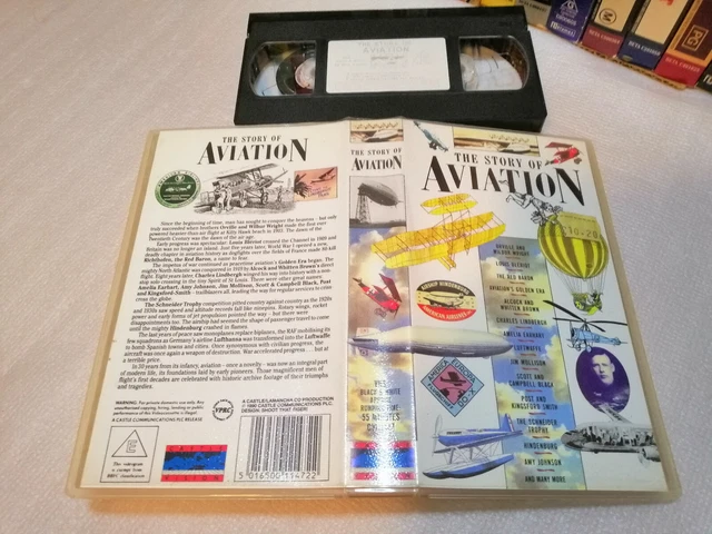 THE STORY OF AVIATION - Rare 1990 Castle Vision Australian Fascinating ...