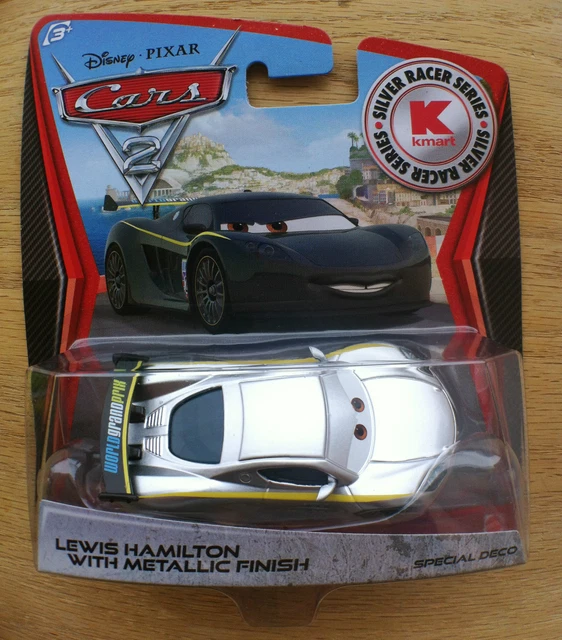 DISNEY PIXAR CARS 2 SILVER RACER SERIES Kmart LEWIS HAMILTON METALLIC ...