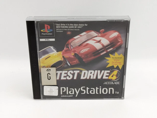 TEST DRIVE 4 PS1 PlayStation 1 PAL Complete With Manual Free Tracked AU ...
