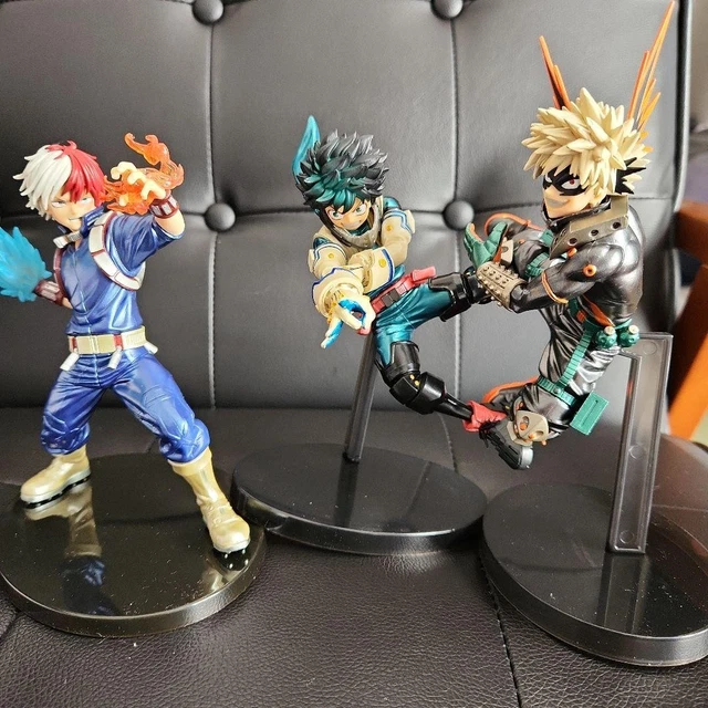 MY HERO ACADEMIA Izuku Midoriya Katsuki Bakugo Shoto Todoroki Figure ...