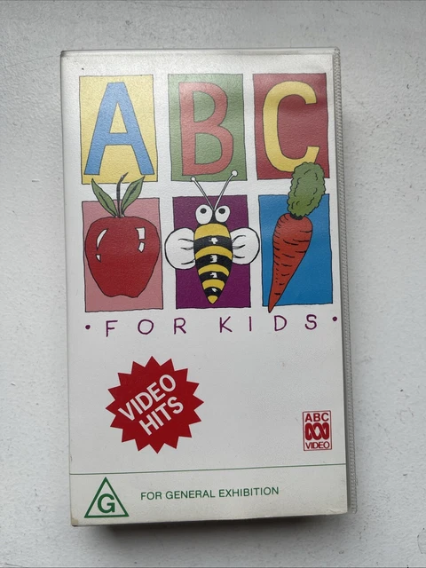 ABC FOR KIDS Video Hits (VHS Tape, 1991) PAL VGC Kids Video $25.00 ...