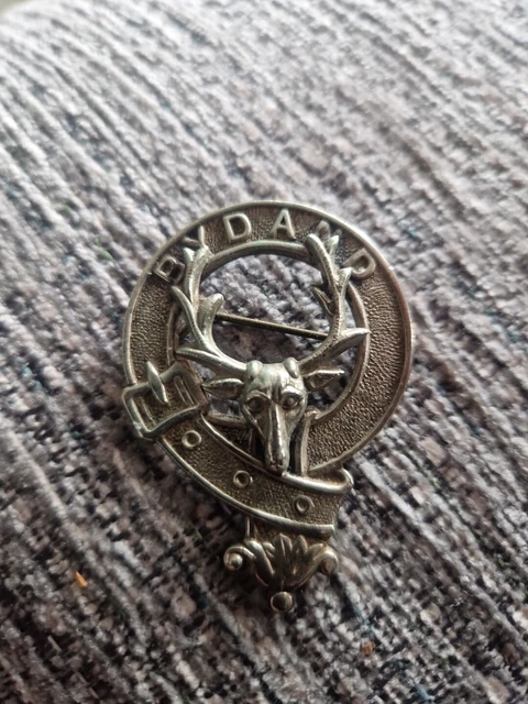 VINTAGE SCOTTISH CLAN Gordon BYDAND Brooch £10.00 - PicClick UK
