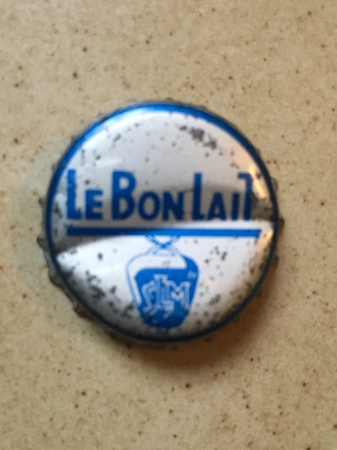 ANCIENNE CAPSULE MÉTAL liège Le Bon Lait APx EUR 8,00 - PicClick FR