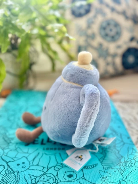 JELLYCAT AMUSEABLES VICKY Teapot Plush Toy NEW with Tags & Dust Bag £26 ...