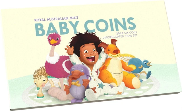 2024 AUSTRALIAN BABY UNC Coin Set as issued by The Royal Australian ...