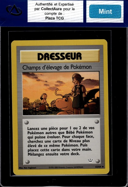 CARTE POKÉMON : Champs D'elevage De Pokemon 62/64 - Mint - Neo ...