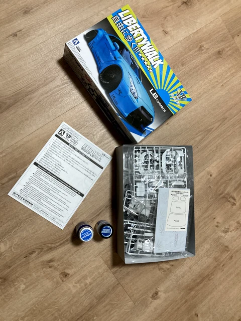 AOSHIMA NISSAN SKYLINE R35 GT-R LB-Works Liberty Walk 1:24 + Lack NEU! EUR 75,00 - PicClick DE