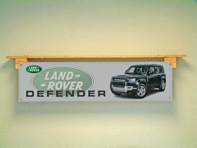 LAND ROVER DEFENDER Banner Garage workshop Wall Display Sign £16.00 ...
