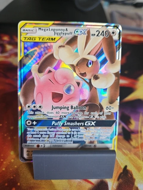 NM 🔥 MEGA Lopunny & Jigglypuff 🔥 165/236 Cosmic Eclipse Pokémon £13.52 - PicClick UK