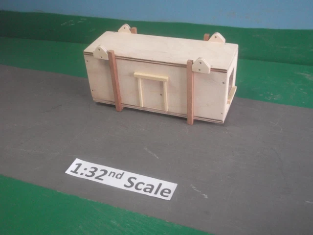 WOODEN MODEL TRUCK Load 1:32nd Scale 9.1m Portacabin £25.00 - PicClick UK