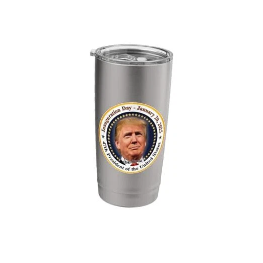 INAUGURATION DAY SOUVENIR 2025 - Donald Trump 47th President Stainless ...