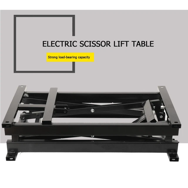 ELECTRIC LIFT TABLE Adjustable Lifting Platform 132lbs Load 490mm ...
