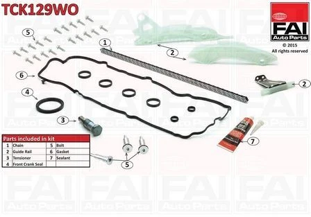 GENUINE FAI TIMING Chain Kit for DS DS3 THP 210 EP6FDTX 1.6 Litre 2015 ...