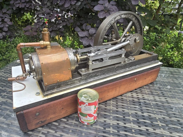 STUNNING VERY LARGE Horizontal Live Steam Engine RARE FIND With Video ...