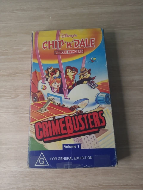 DISNEY CHIP N Dale Rescue Rangers VHS Crime Busters Volume 1 $12.00 ...