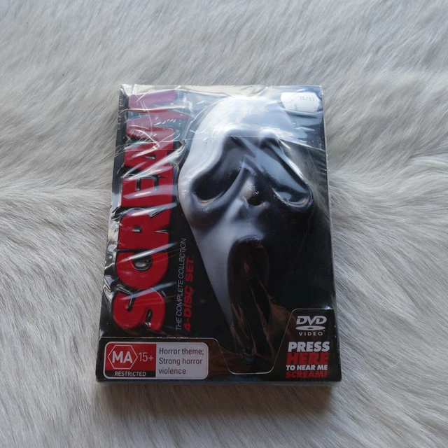 SCREAM COMPLETE COLLECTION SEALED Scream Movie Scream 2 Movie Scream 3 ...