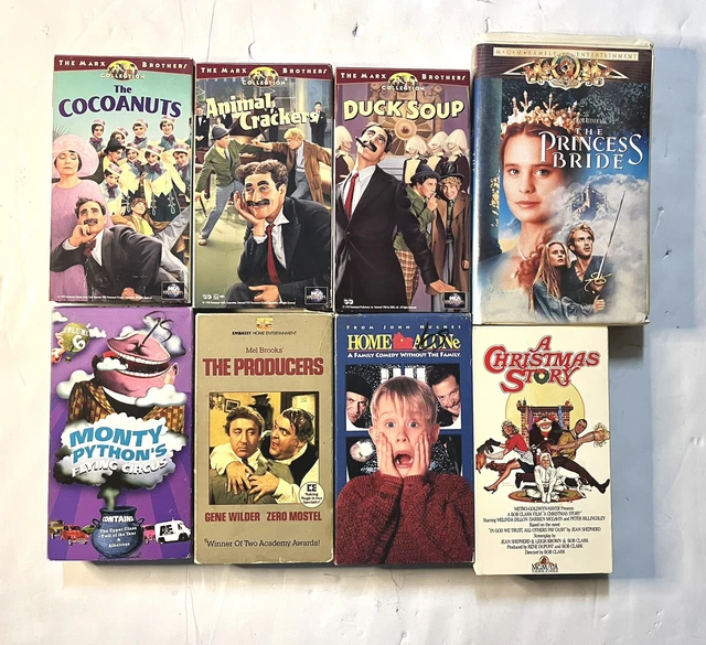8 COMEDY VHS Tapes Including 3 Marx Brothers Films £15.89 - PicClick UK