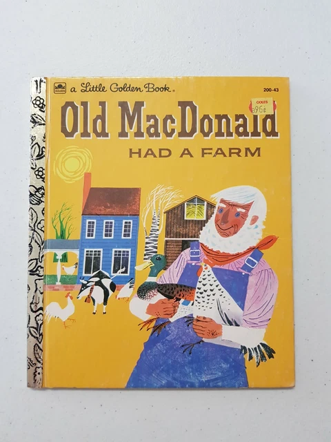 LITTLE GOLDEN BOOK - Old MacDonald Had A Farm 1960 HC $7.25 - PicClick AU