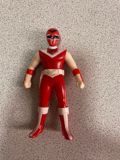 BANDAI POWER RANGERS Hikari Sentai Maskman Red Ranger PVC Figure 1987 ...