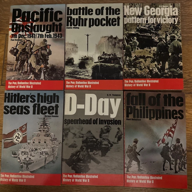 PAN/BALLANTINE ILLUSTRATED HISTORY of World War II - Bundle Of 6 Books ...