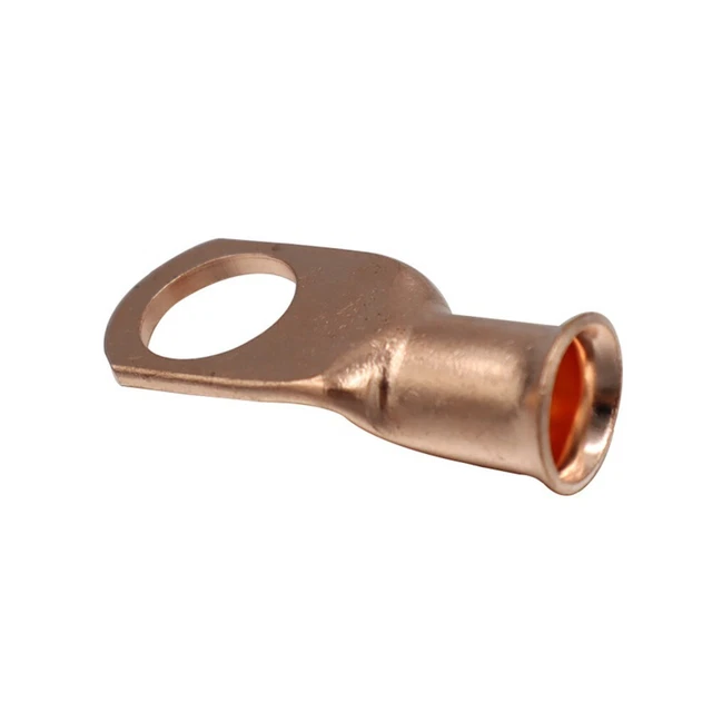 4 AWG WIRE Lugs-Copper Cable Lugs Battery Terminal Connectors Ring ...