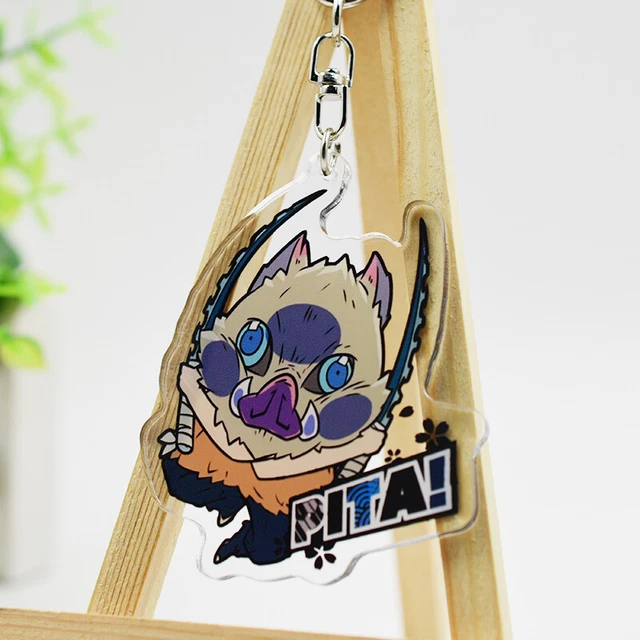 DEMON SLAYER KIMETSU no Yaiba Key Chain for Hashibira Inosuke Keychain ...