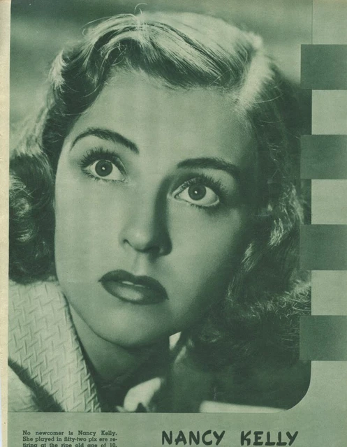 DÉCOUPAGE PHOTO MAGAZINE Nancy Kelly Melvyn Douglas 1 page J10057 EUR 5 ...