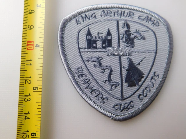 BOY SCOUTS CANADA Patch King Arthur Camp Beavers Cubs 2009 Badge ...